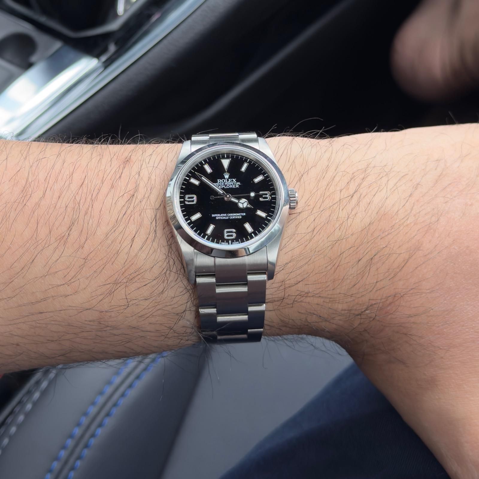 Planning to trade my Rolex Explorer 114270 for a Large Cartier Tank ...