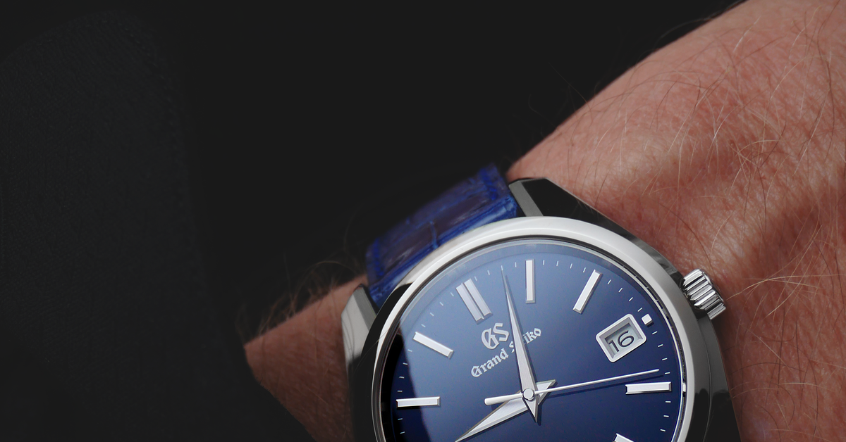 Grand Seiko SBGP005 on a bespoke alligator strap from ABP Concept ...