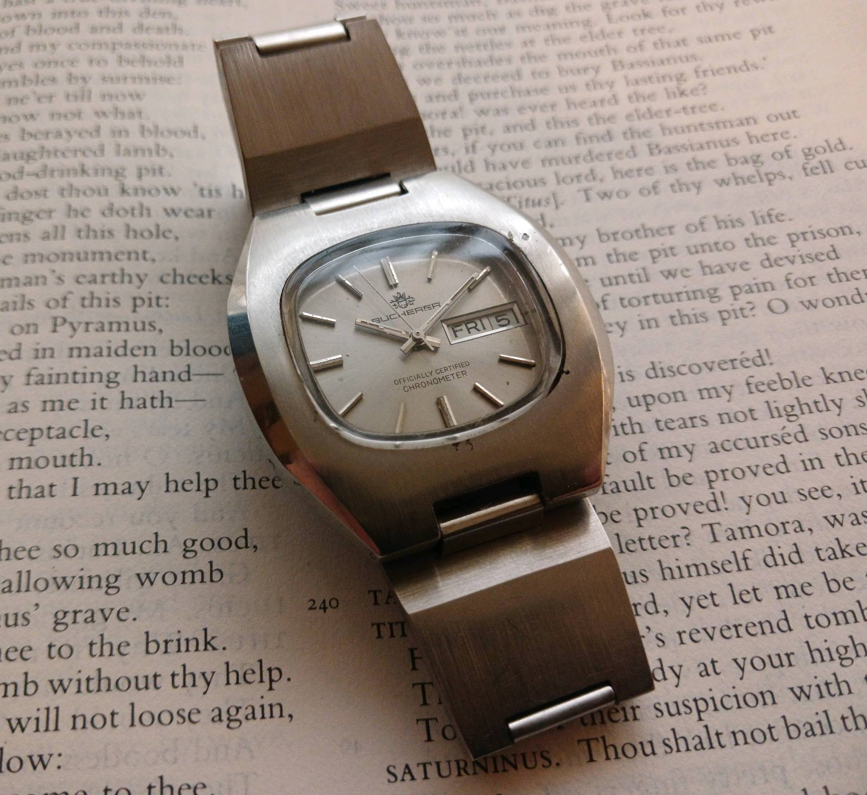 At least the bracelet is unique... Bucherer Chronometer review ...