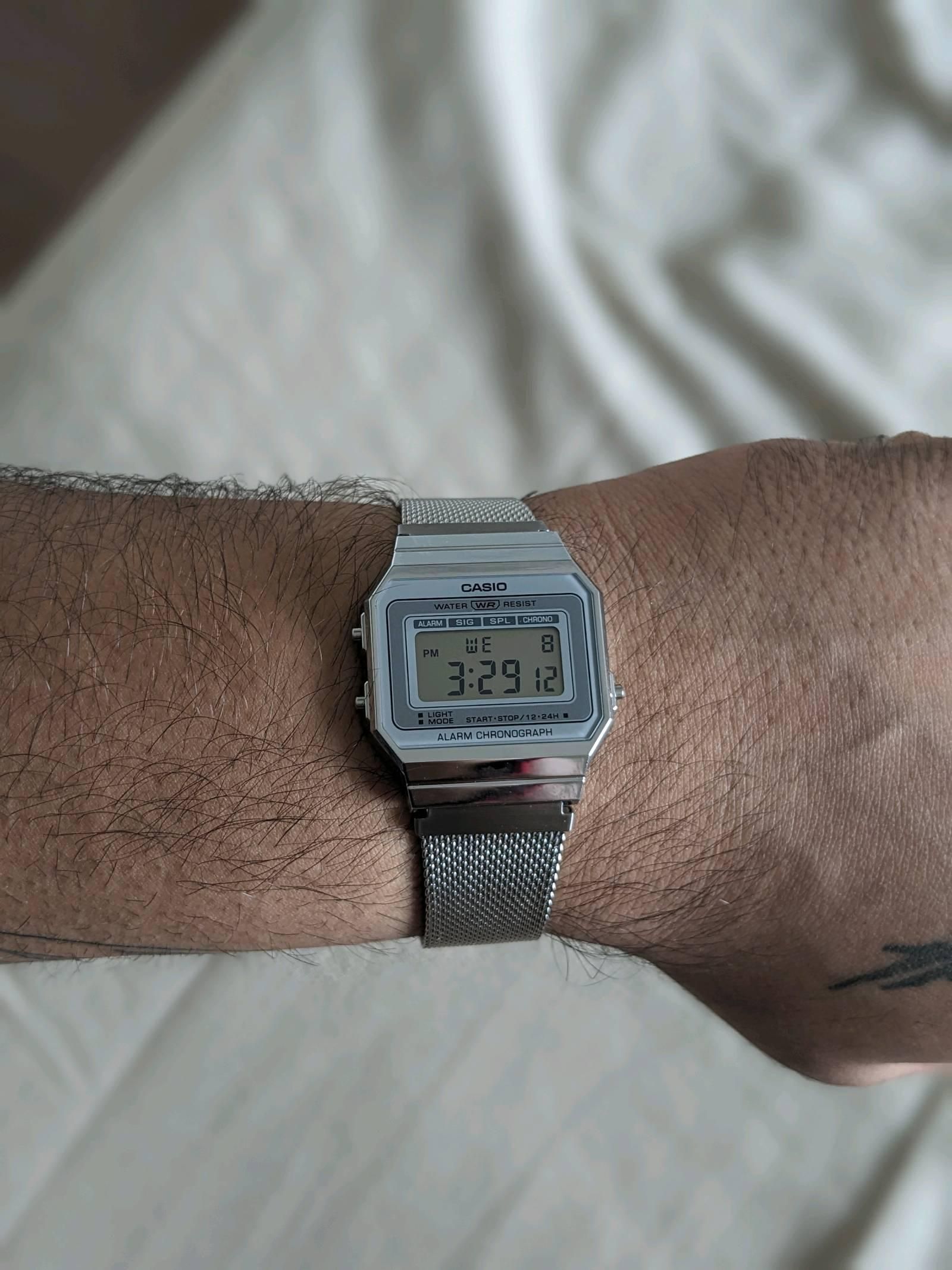 Casio vintage on chunky wrist... | WatchCrunch