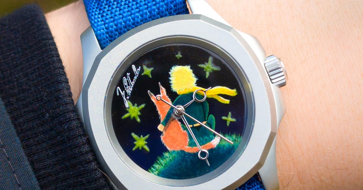 Handpainted Little Prince watch I made | WatchCrunch