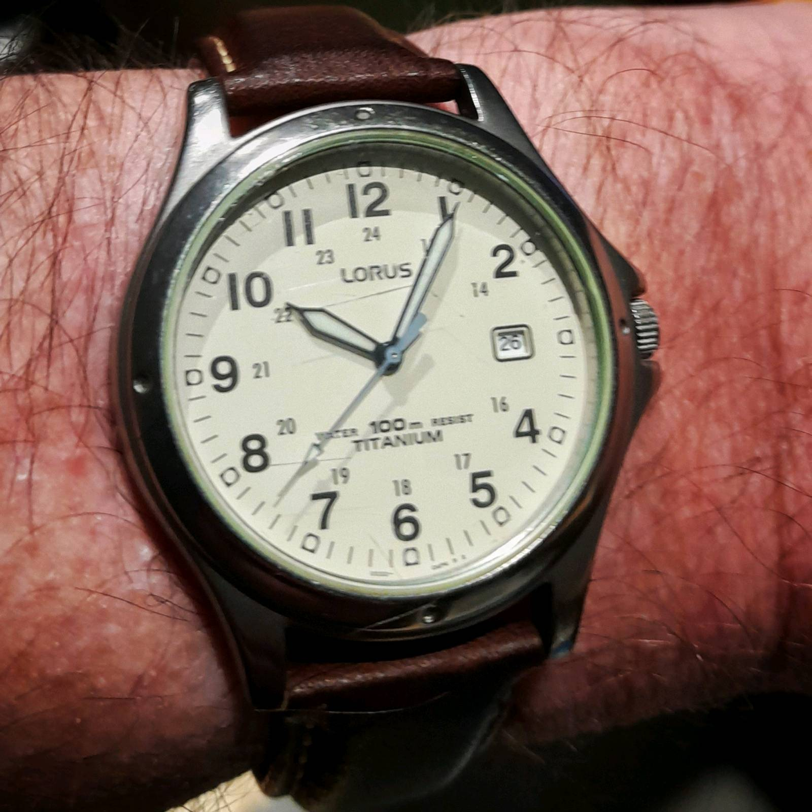 Lorus Titanium Field Watch | WatchCrunch