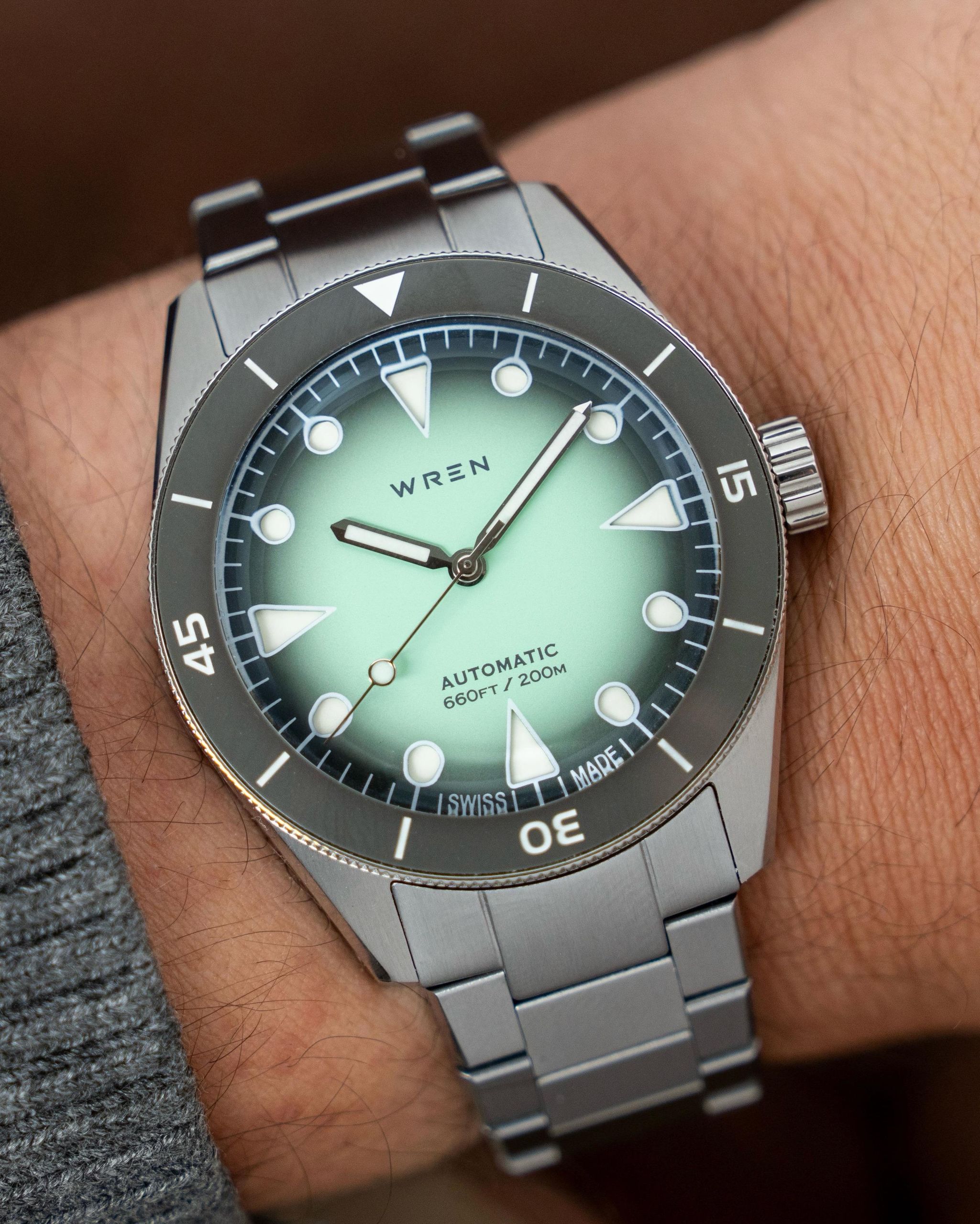 The new Wren Diver 38 Seafoam | WatchCrunch