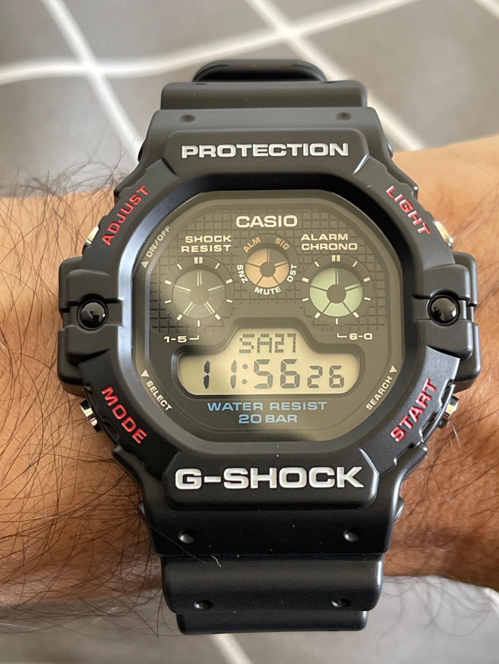 Casio G-SHOCK DW5900-1 Black Standard Digital | WatchCrunch