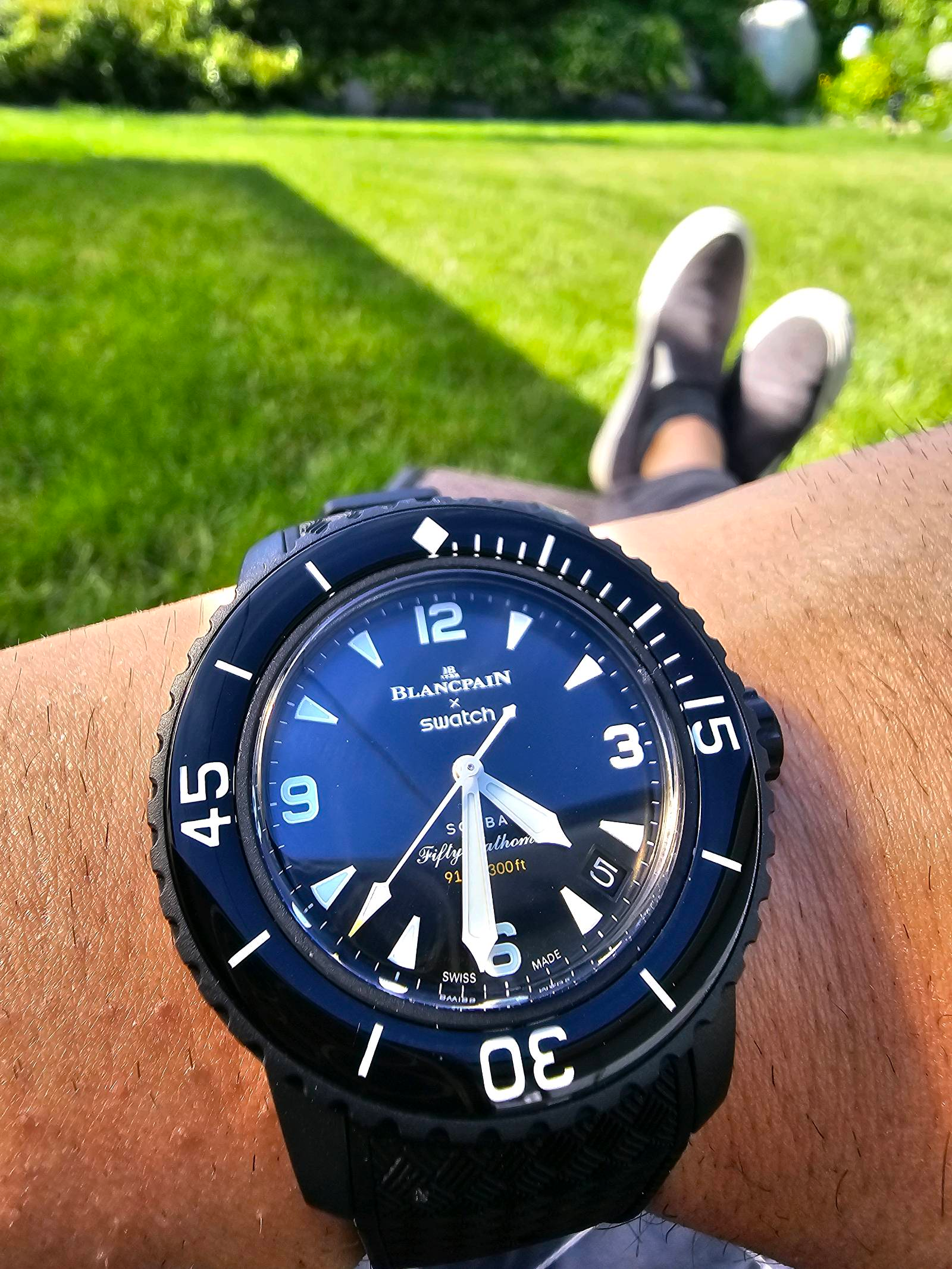 Blancpain x Swatch 50 Fathoms | WatchCrunch