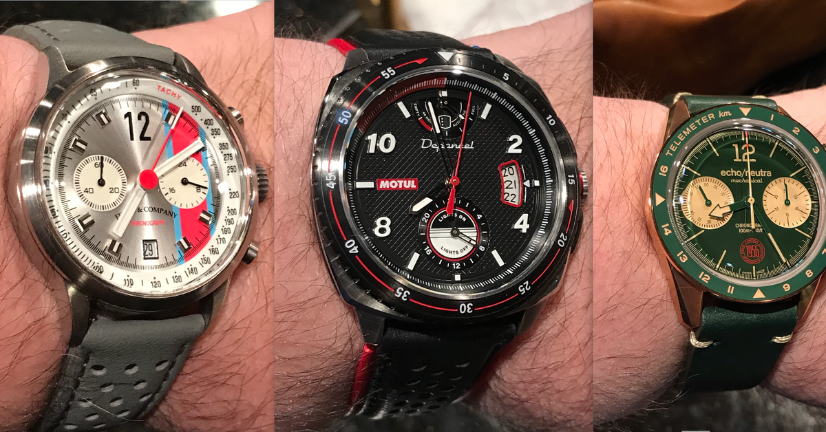 Racing Watches...put a little zip in your collection...Part 1 ...