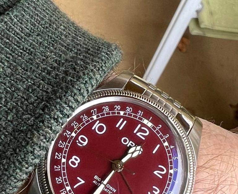 New Oris BCPD Oxblood | WatchCrunch