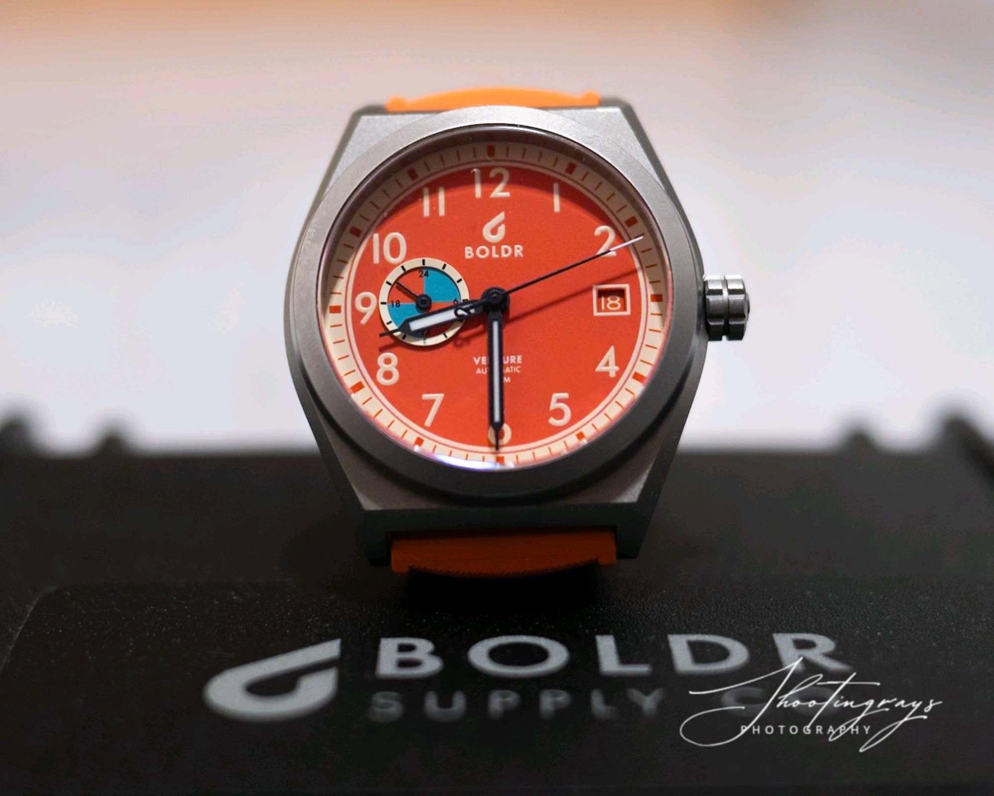 Boldr Venture Wayfarer - Tangerine | WatchCrunch