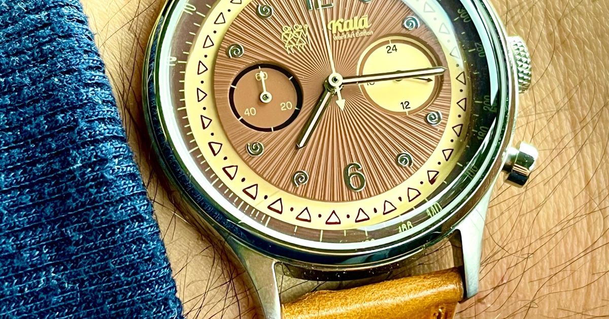 Kala Watch Co - Warli Art - Terracotta | WatchCrunch