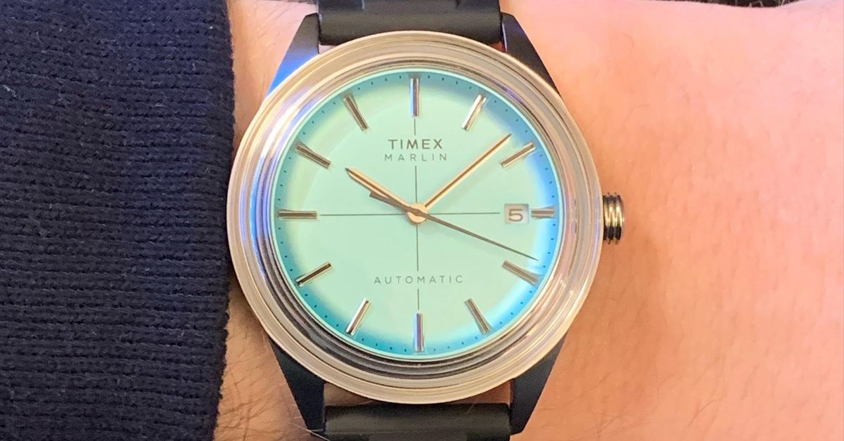 Timex Marlin Jet Tiffany | WatchCrunch