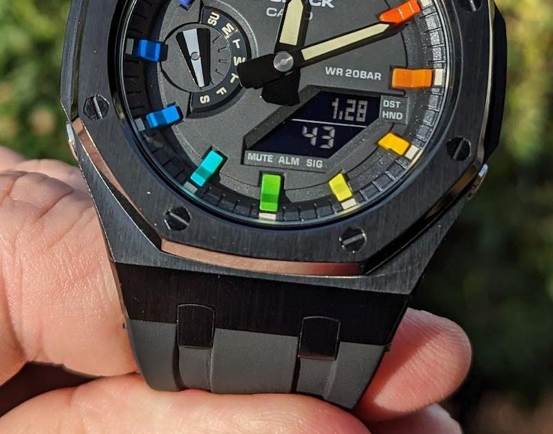 Casioak rainbow mod | WatchCrunch