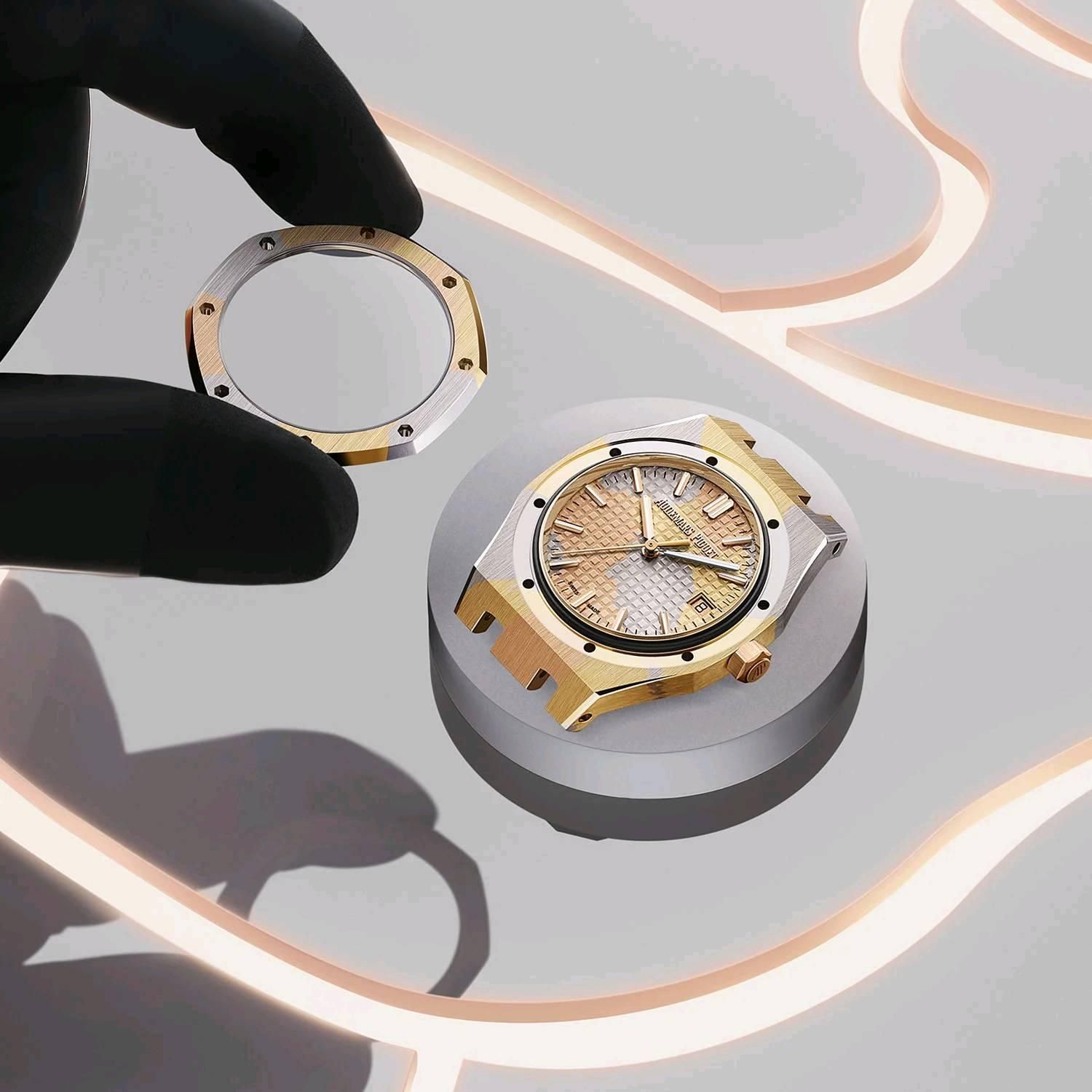 New gold alloy by AP - camo gold | WatchCrunch