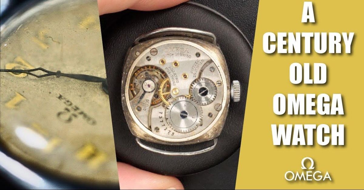 Restoring a Very Old Omega Watch !!! Almost a Century Old | WatchCrunch