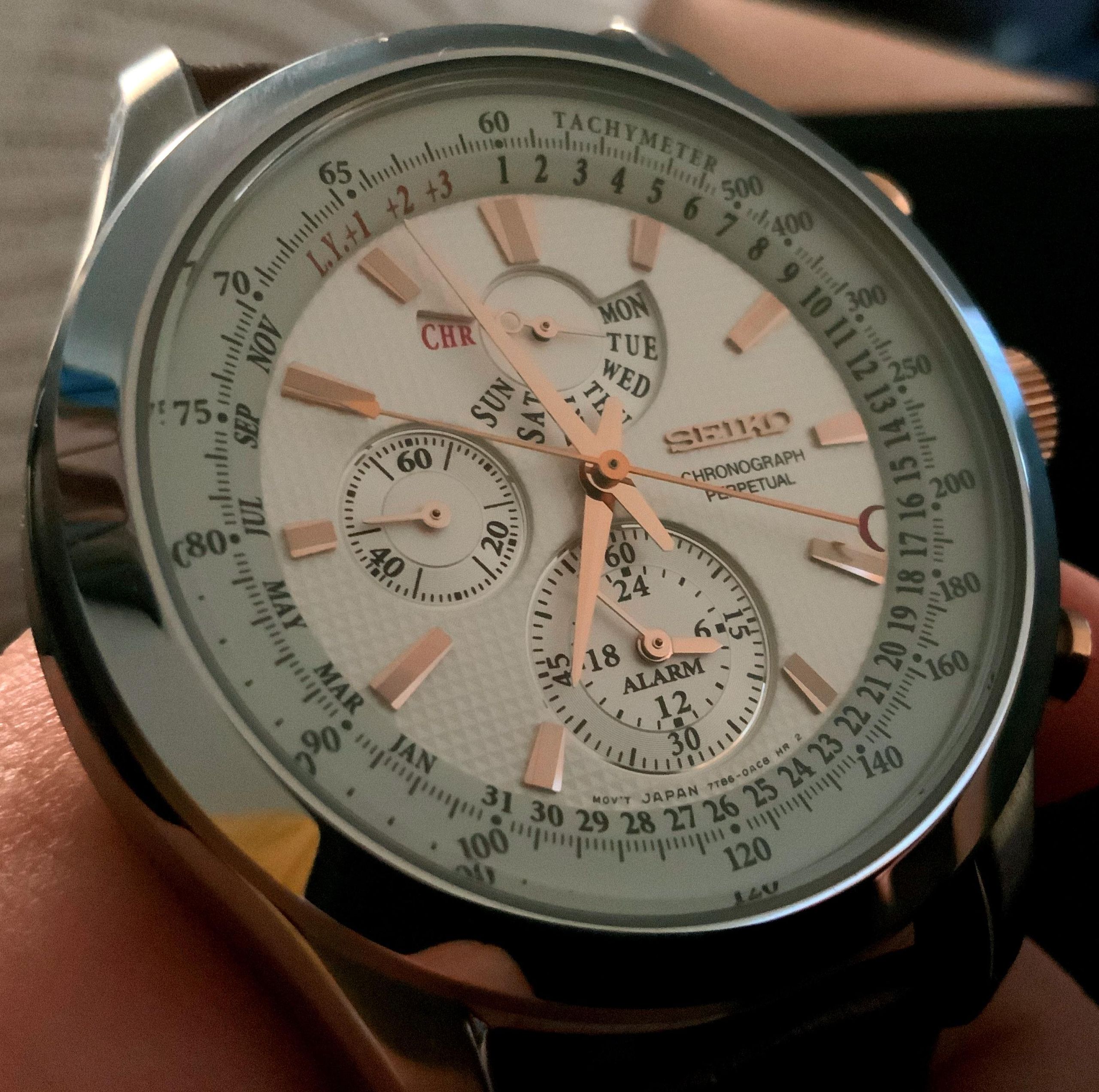 Seiko SPC129P1 Perpetual Chronograph | WatchCrunch