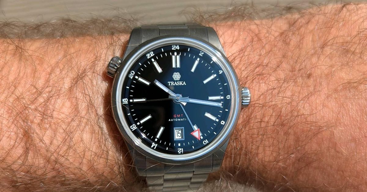 New Traska Venturer GMT in Black | WatchCrunch