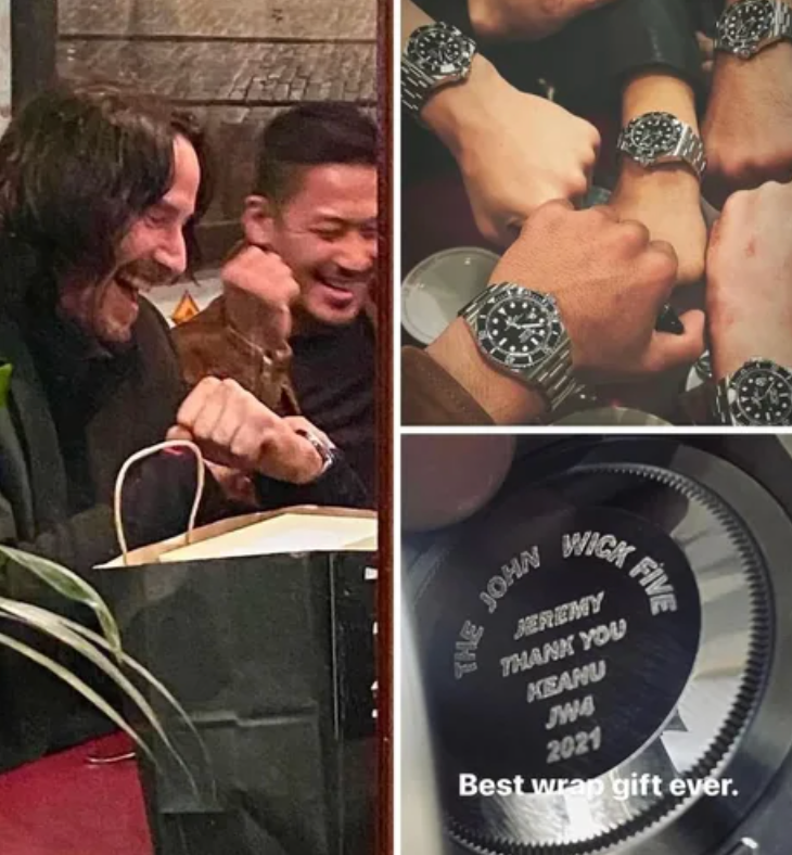 Keanu Reeves gives out Rolex watches | WatchCrunch