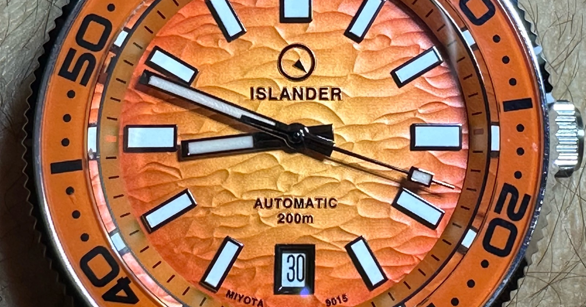 Orange-ween Week #2 - Islander Northport “Fireball” Hi-Beat Automatic ...