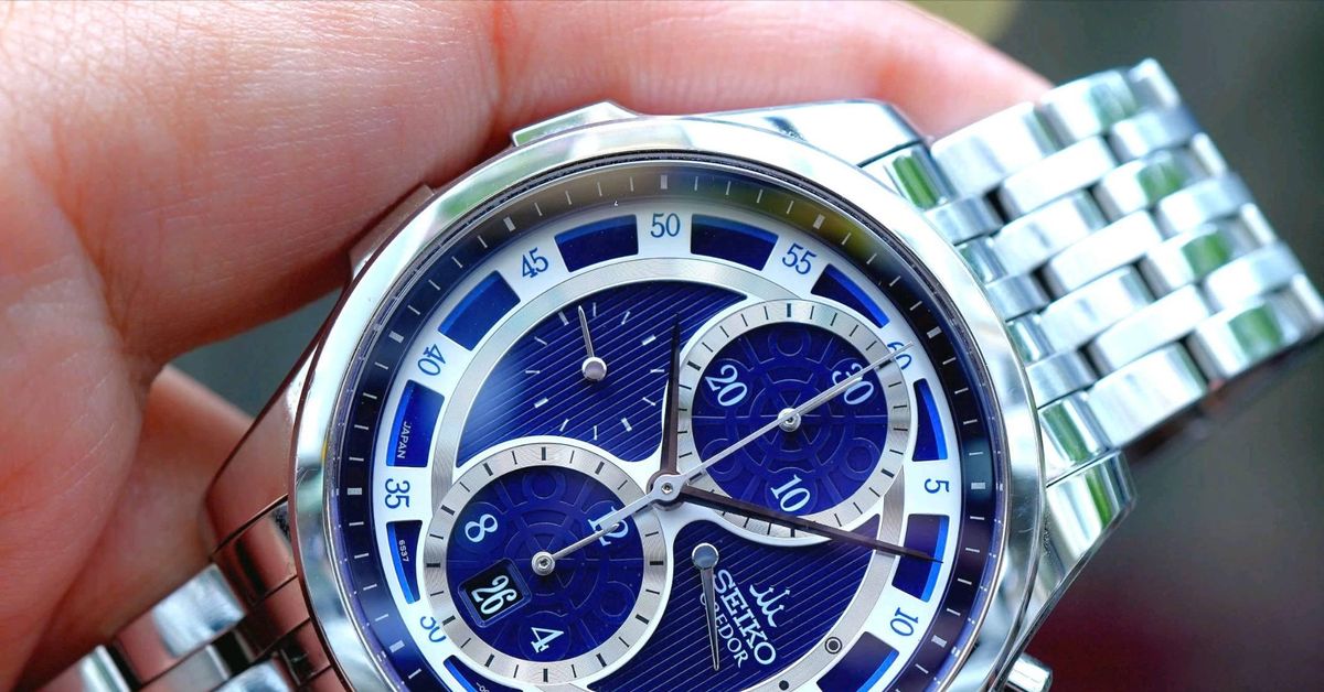 NWA Seiko Credor Signo Chronograph GCBK997 | WatchCrunch