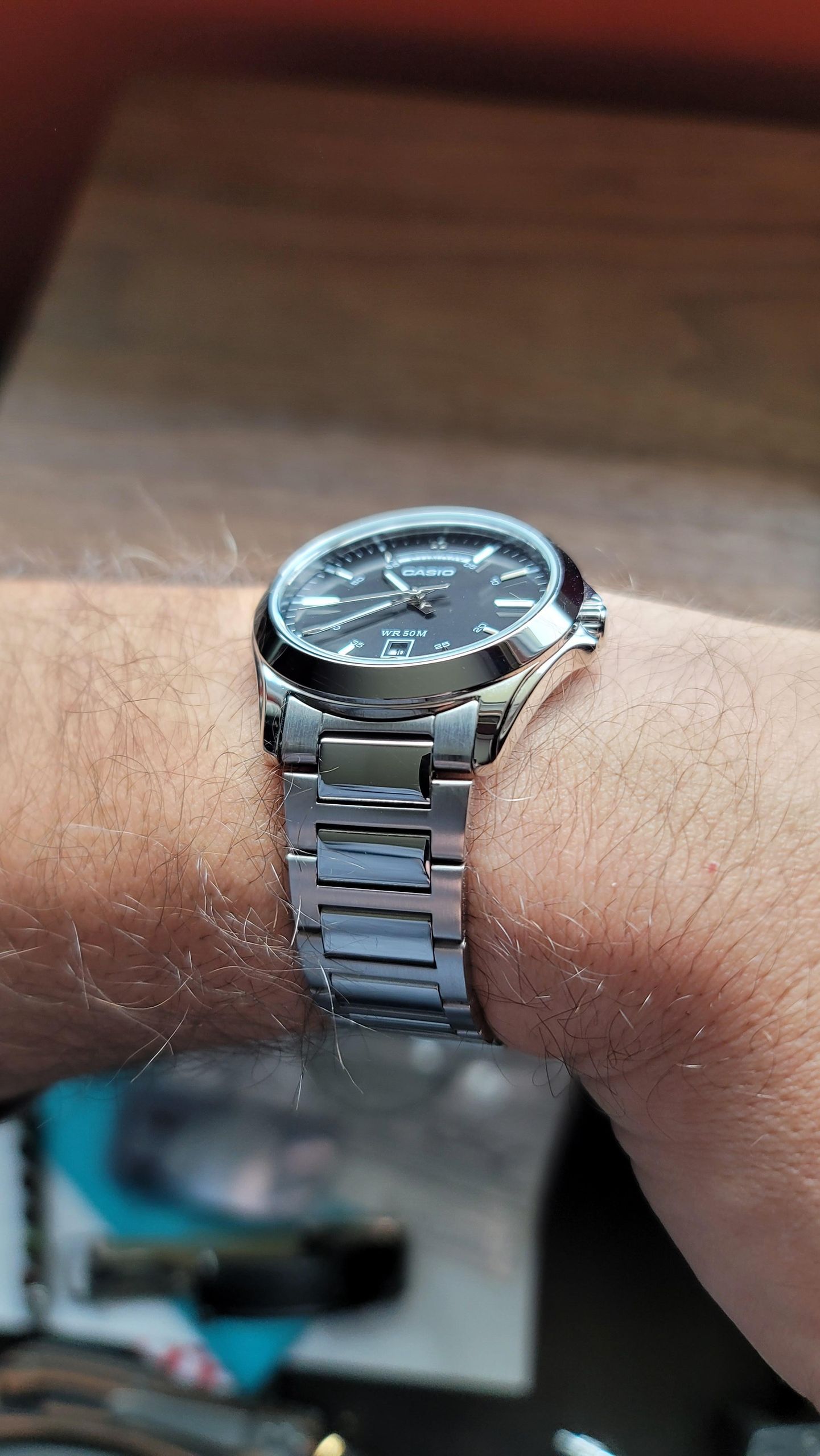 Steel Day/Date Casio | WatchCrunch