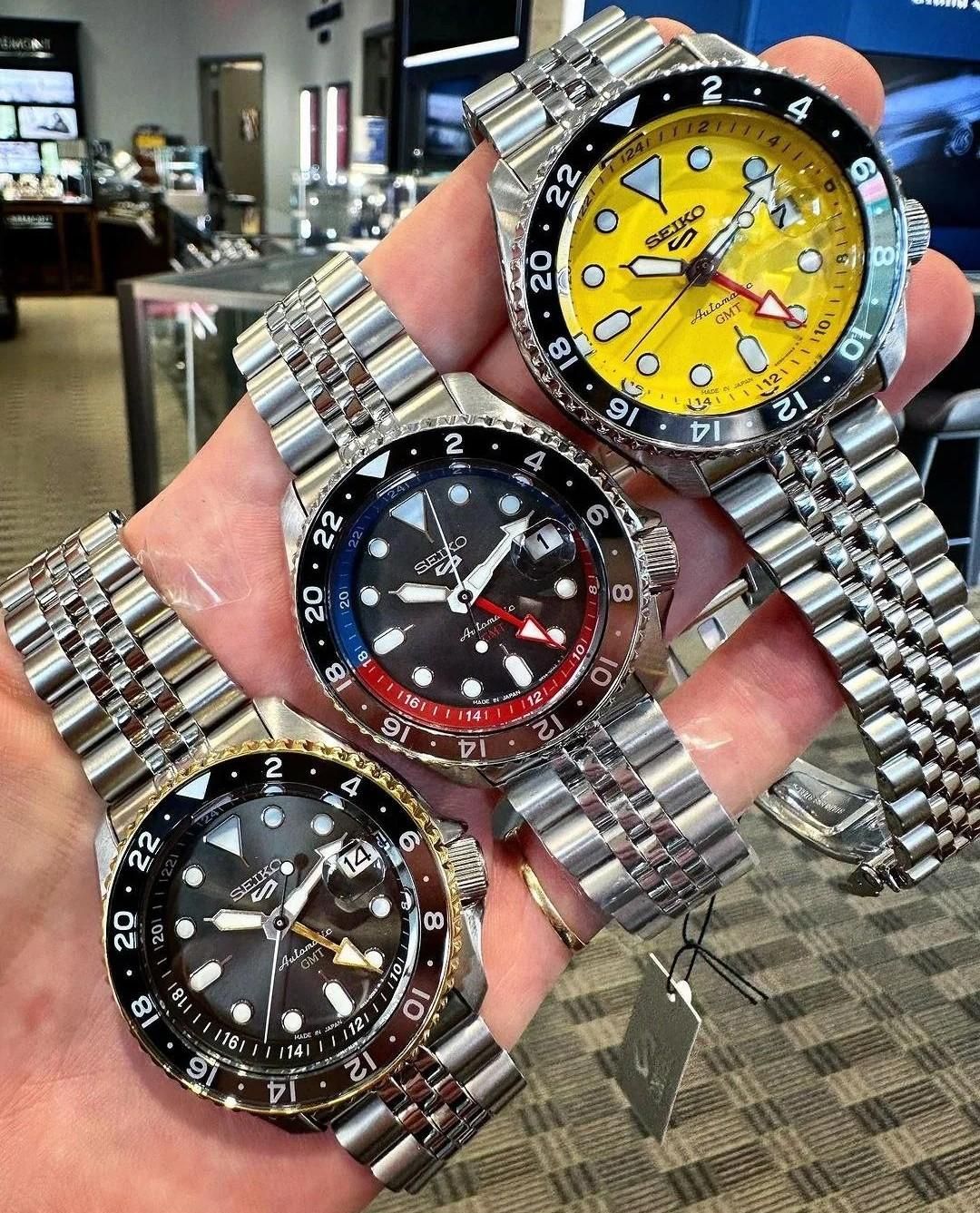 New Seiko 5 GMT colours | WatchCrunch
