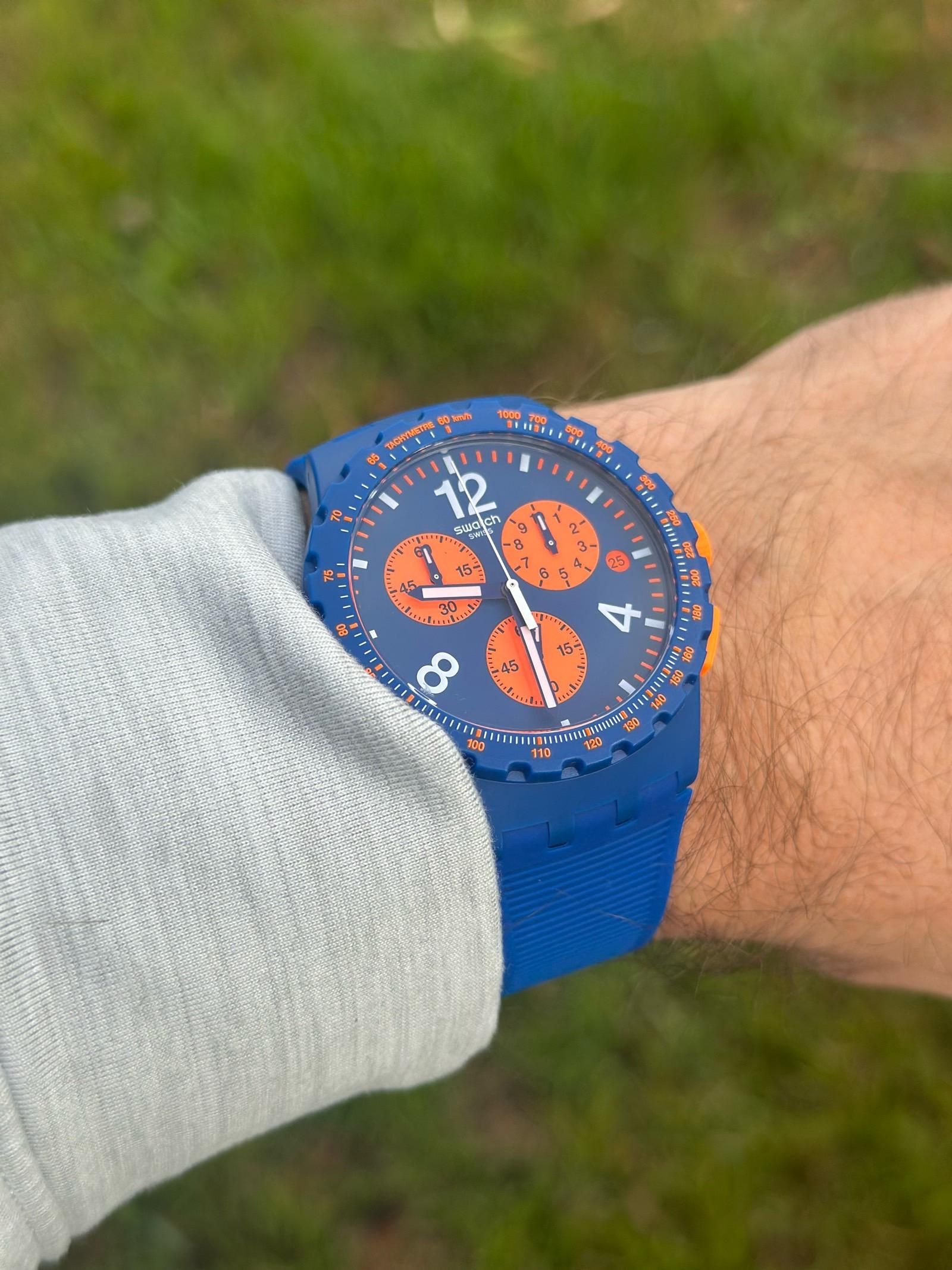 Swatch Primarily Blue | WatchCrunch