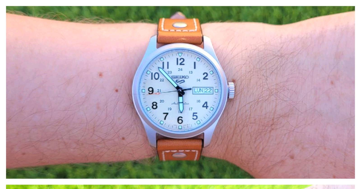 Which color leather strap do you think pairs best with this cream dial ...
