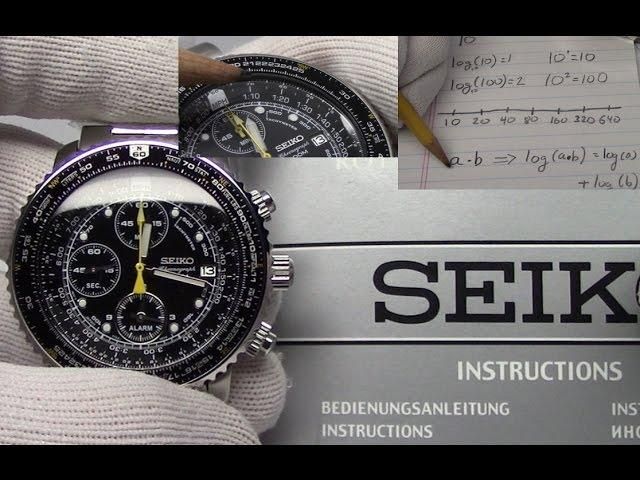 How To Use The Slide Rule Bezel On A Seiko Flightmaster | WatchCrunch
