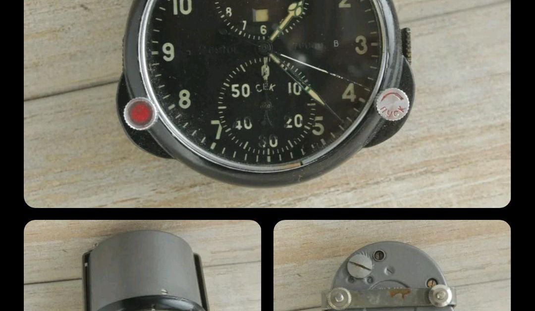 Soviet era cockpit clock. | WatchCrunch