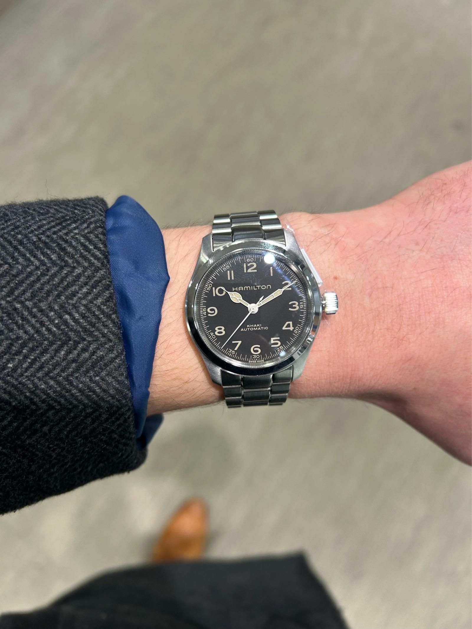Hamilton Murph on leather strap vs bracelet | WatchCrunch