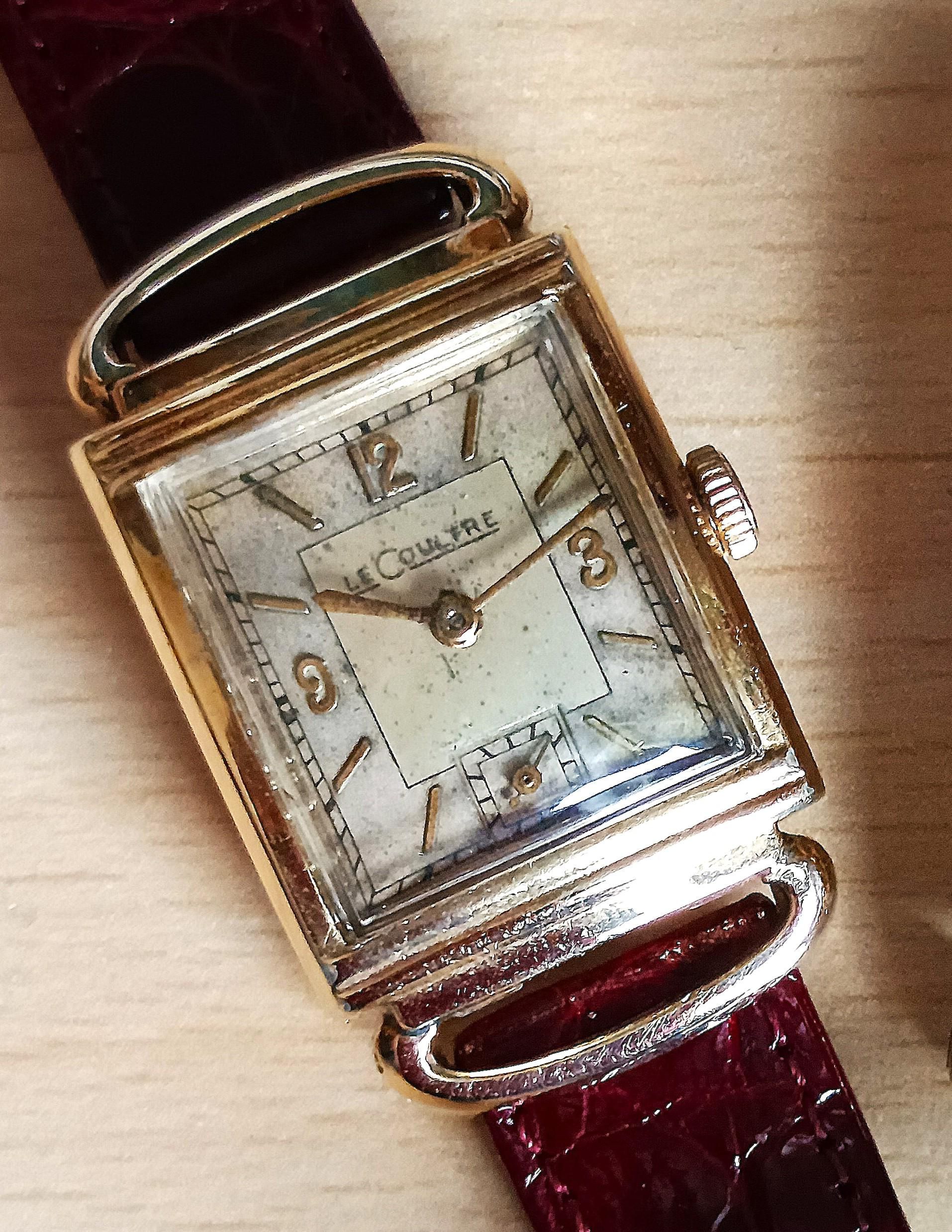LeCoultre "Art Deco" Cal. 438/4CW | WatchCrunch