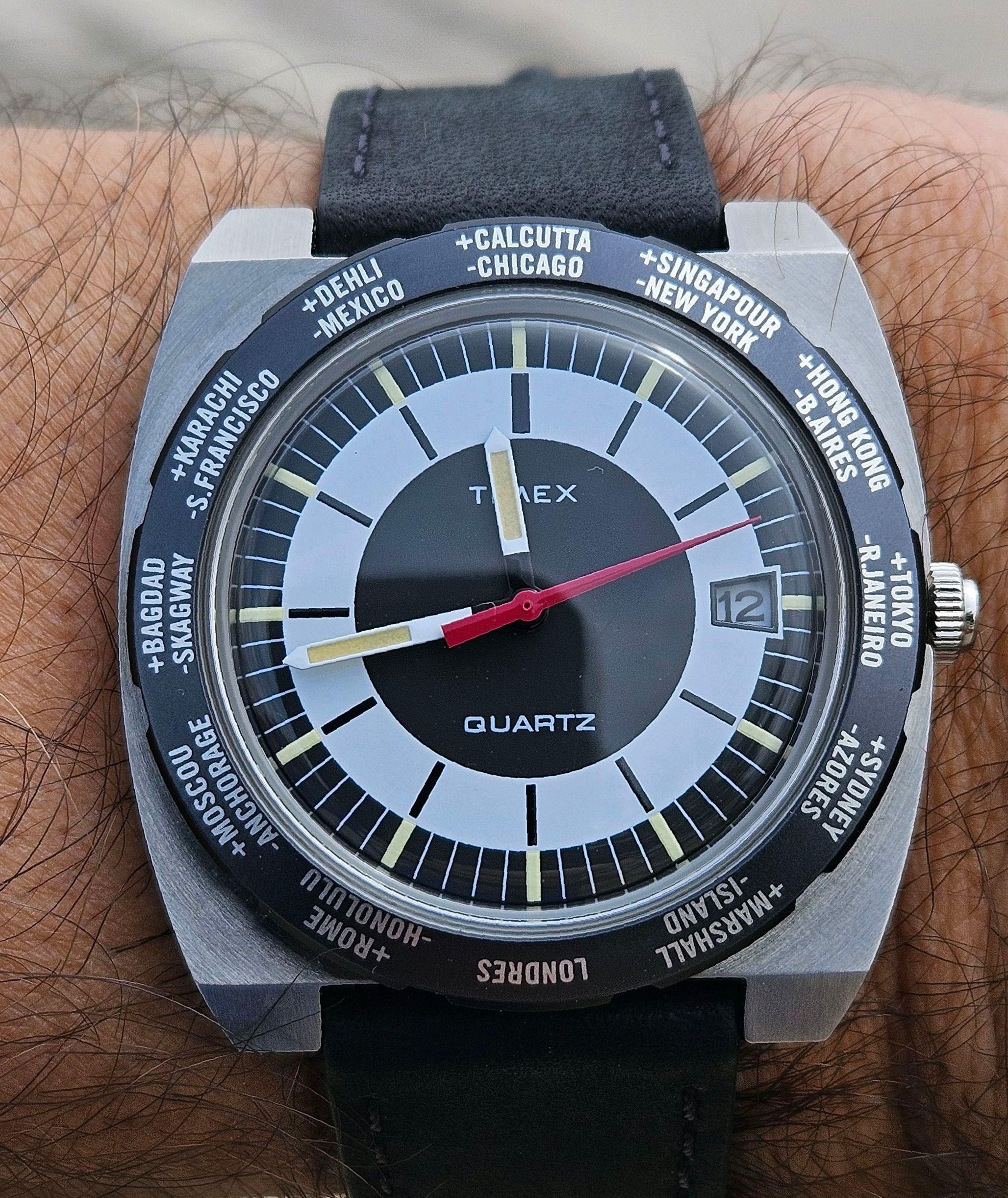 Timex World Time 1972 Reissue | WatchCrunch