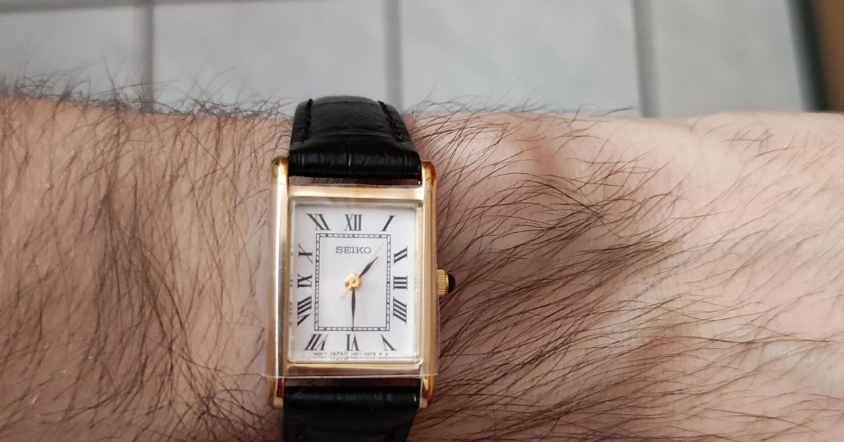 Seiko sxgn56p1 Cartier homage. | WatchCrunch