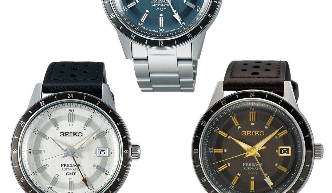 New Presage GMT models with 4R34 movement | WatchCrunch