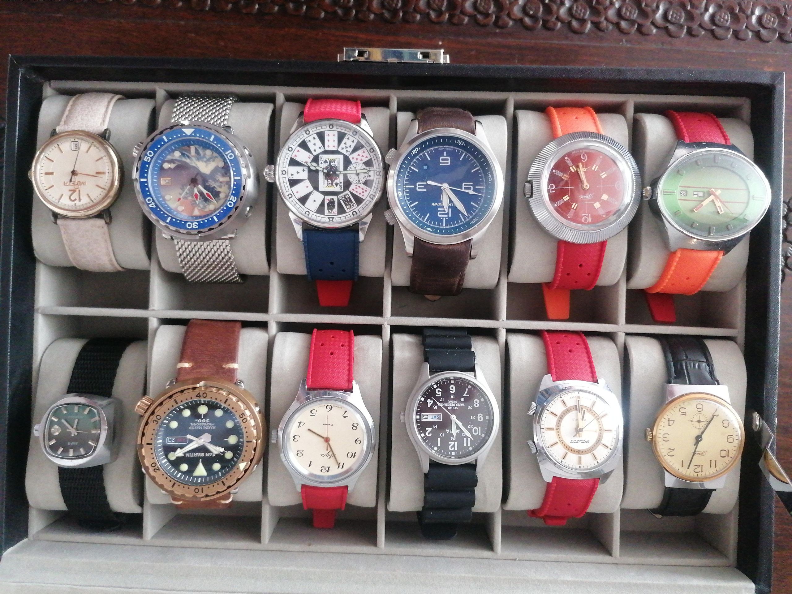 Random selection of my watches | WatchCrunch