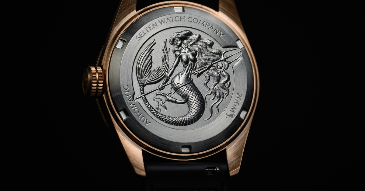 Here's the caseback of our new model - Salvage Bronze | WatchCrunch