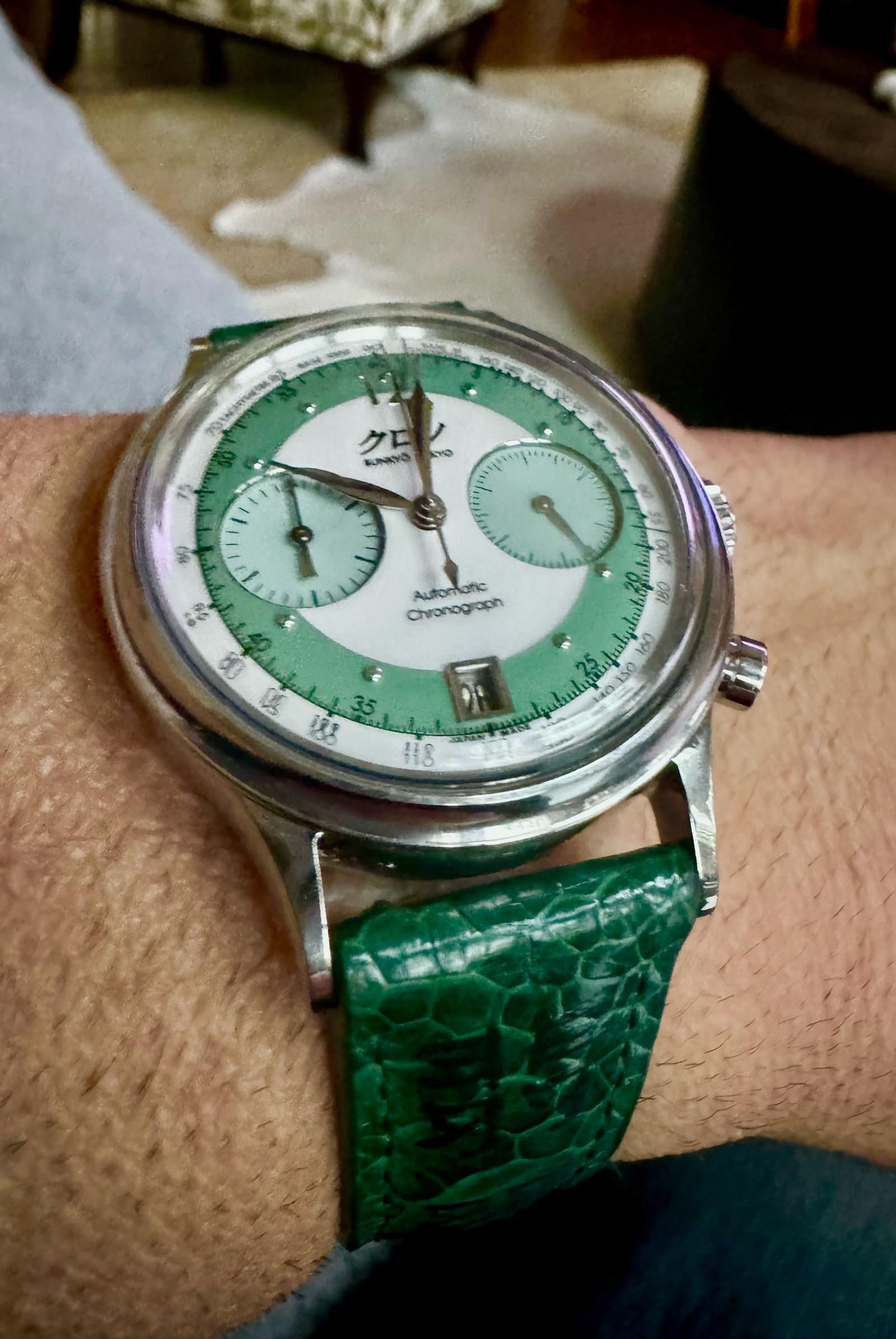 New Aaron Bespoke Strap on Kurono Tokyo | WatchCrunch