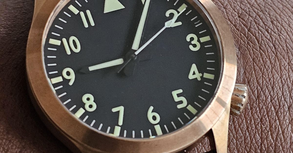 New Strap - Maratac Bronze Pilot | WatchCrunch
