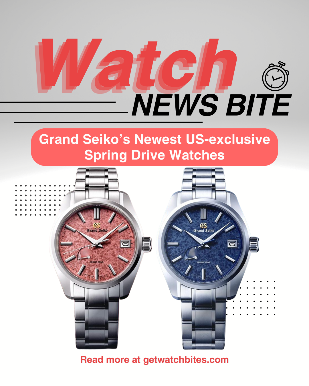 Grand Seiko's newest US-exclusive Spring Drive watches | WatchCrunch