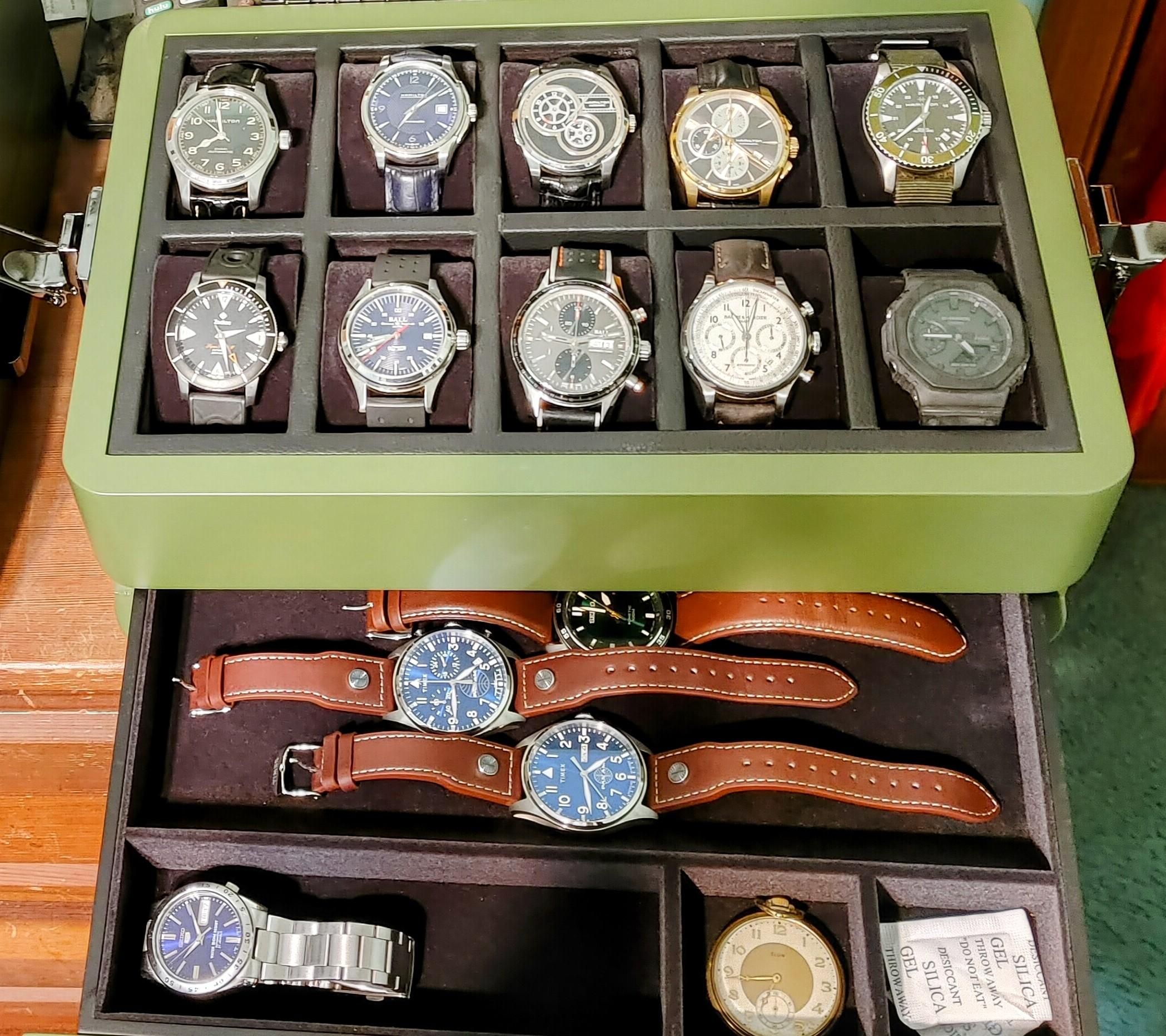 Finally caved and got display cases | WatchCrunch