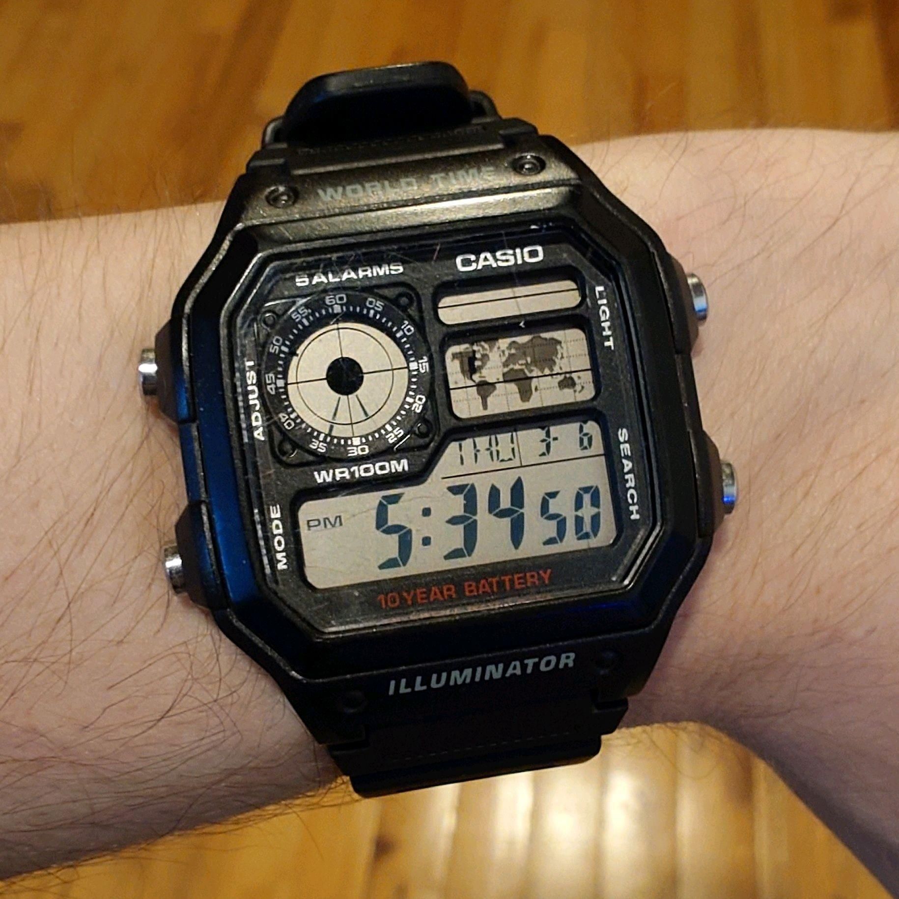 Casio AE1200WH-1A | WatchCrunch