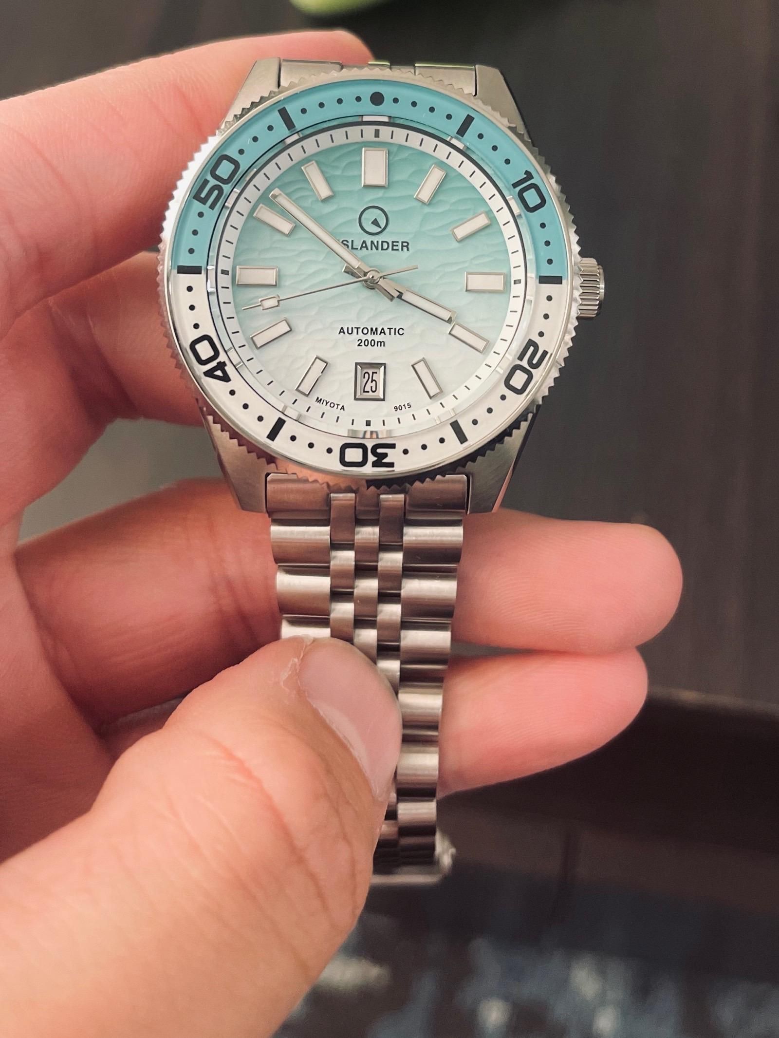 Islander diver came in today - really impressive case and dial ...