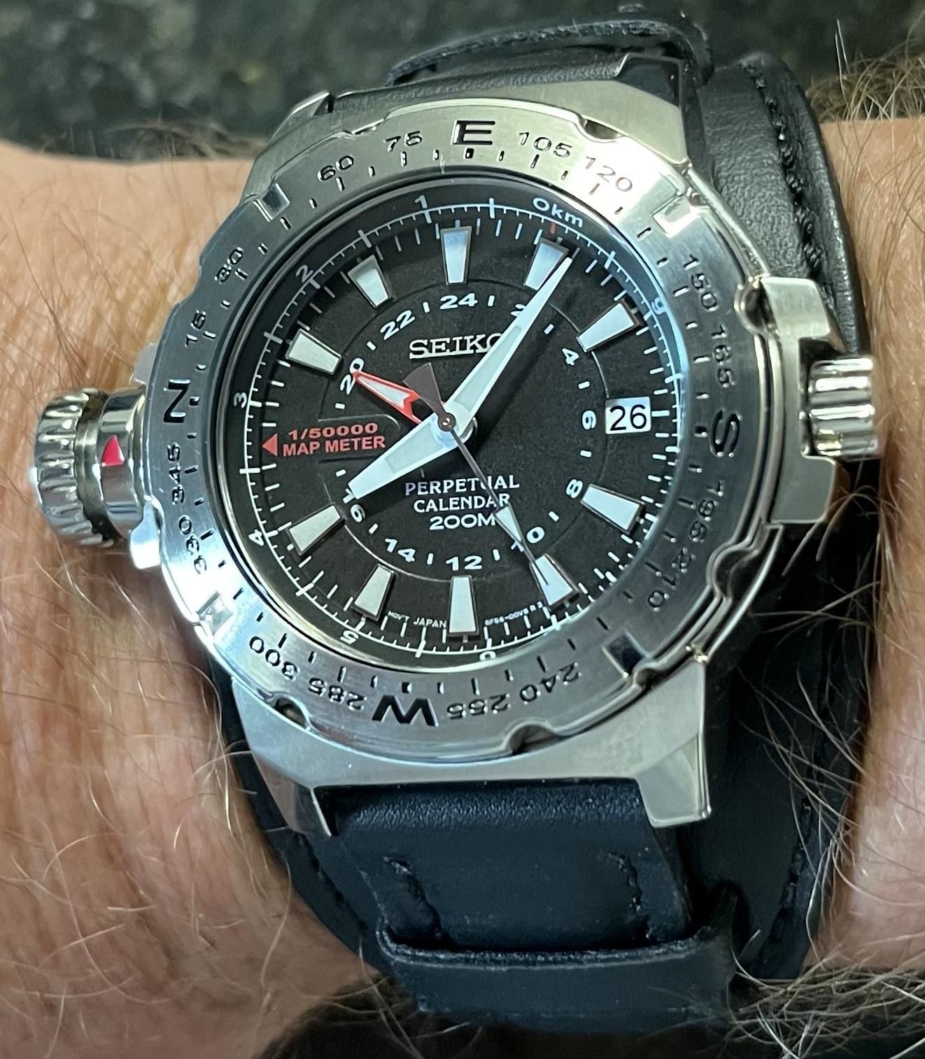 Seiko MapMeter 8F56-00L0 from 2005 | WatchCrunch