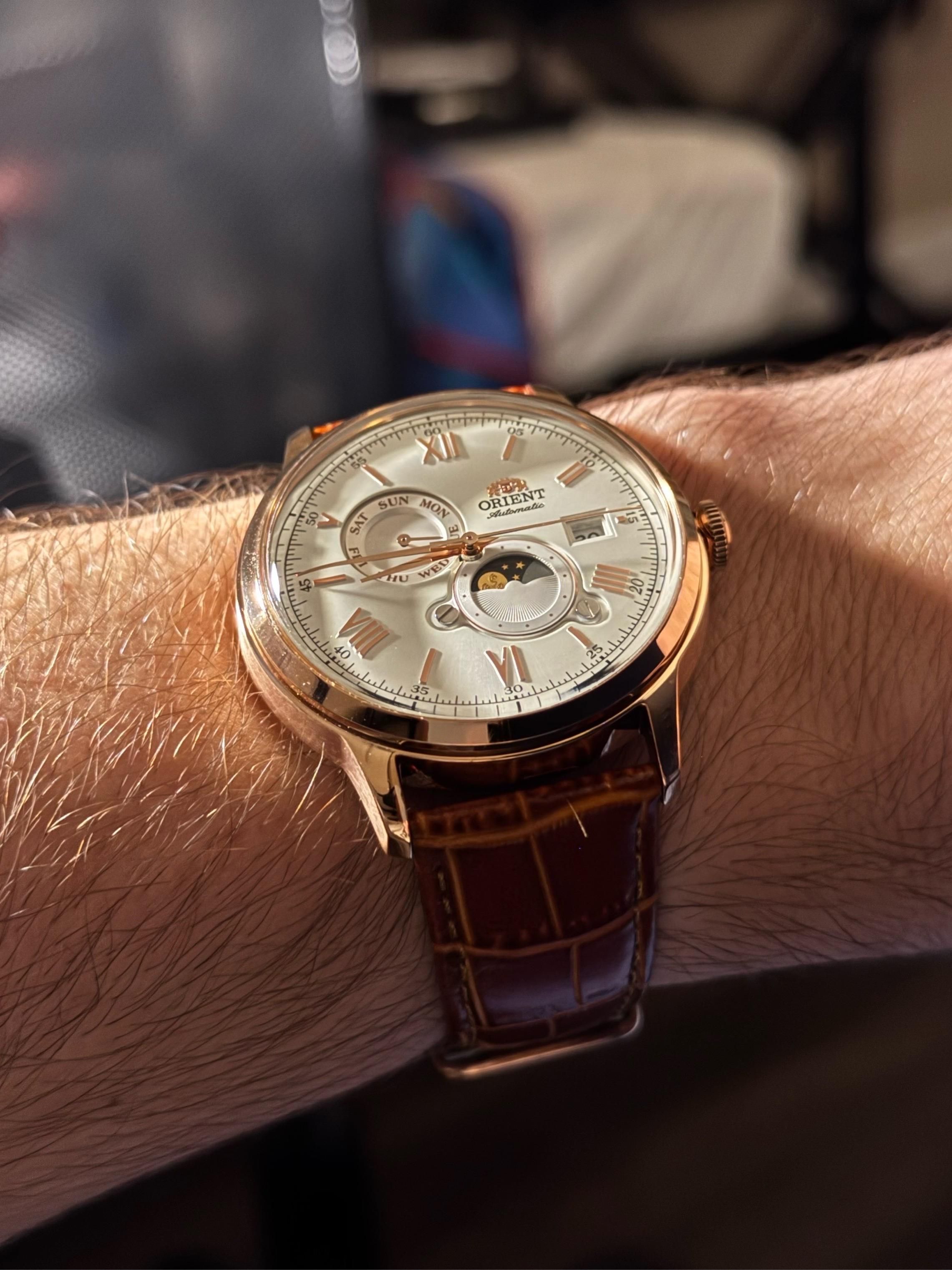 Orient Bambino Sun and Moon | WatchCrunch