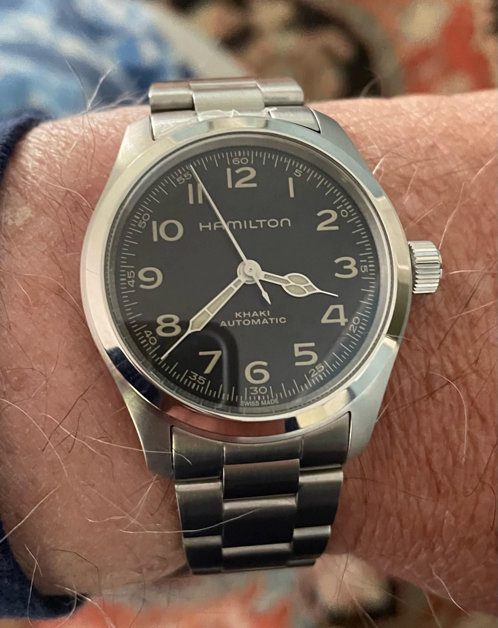 First Hamilton wrist watch, the Murph 38mm! | WatchCrunch