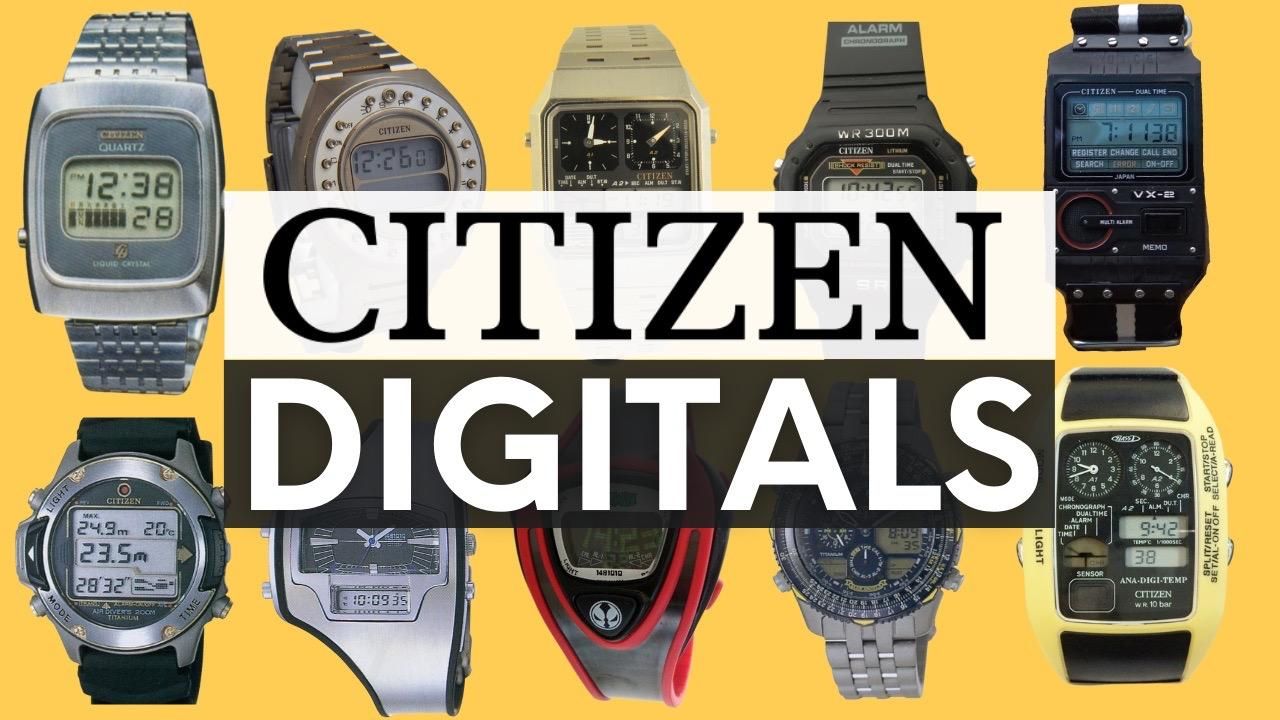 CITIZEN DIGITAL WATCHES: 70s- 2000 History of Ana-digi temp ...