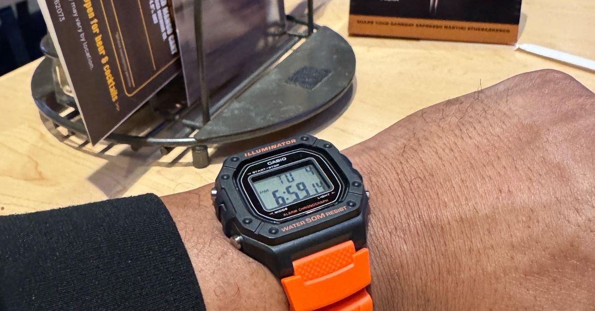 Casio Model W218H | WatchCrunch
