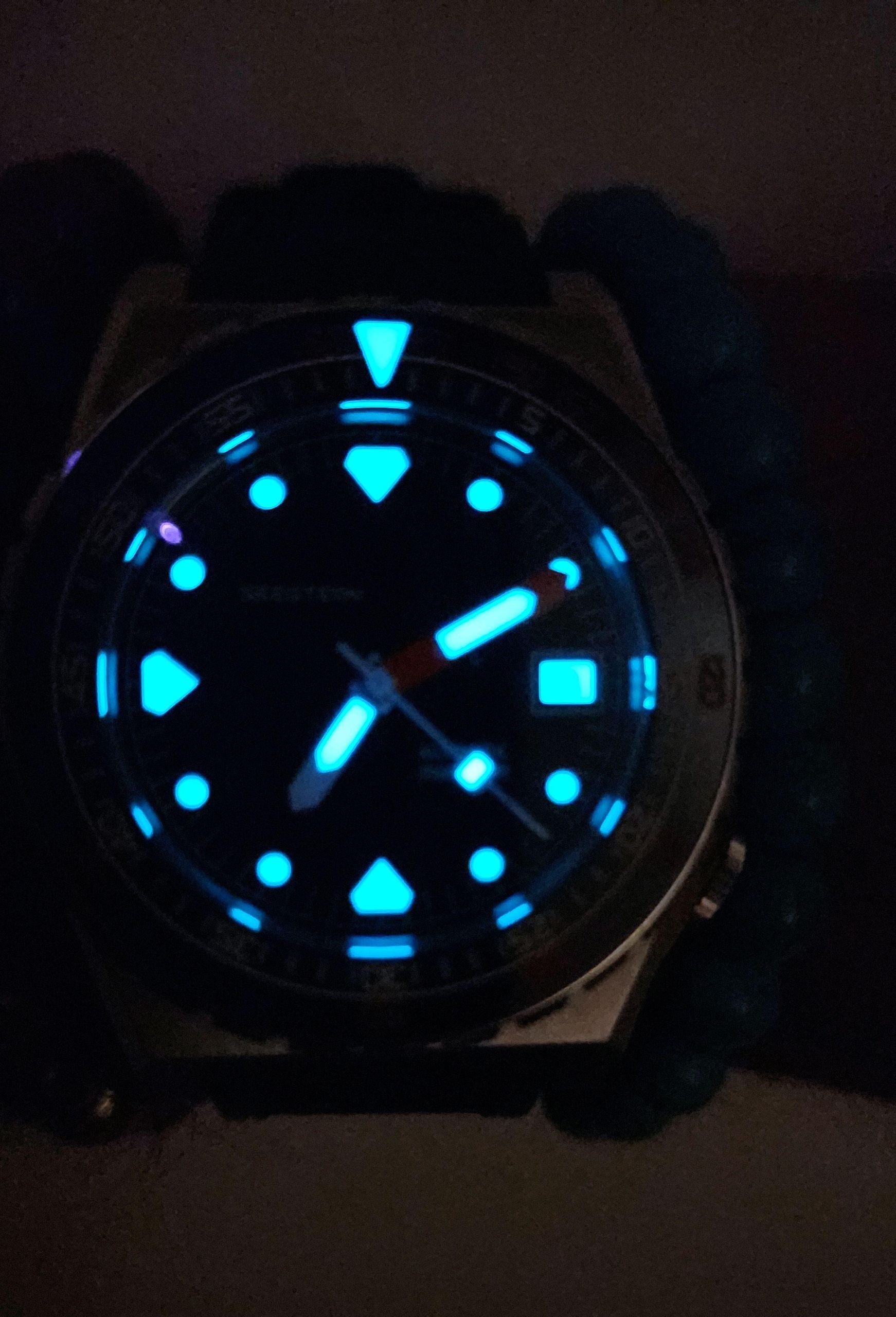 SEESTERN Vintage S407 600T Deep Blue Dial Ceramic Bezel | WatchCrunch